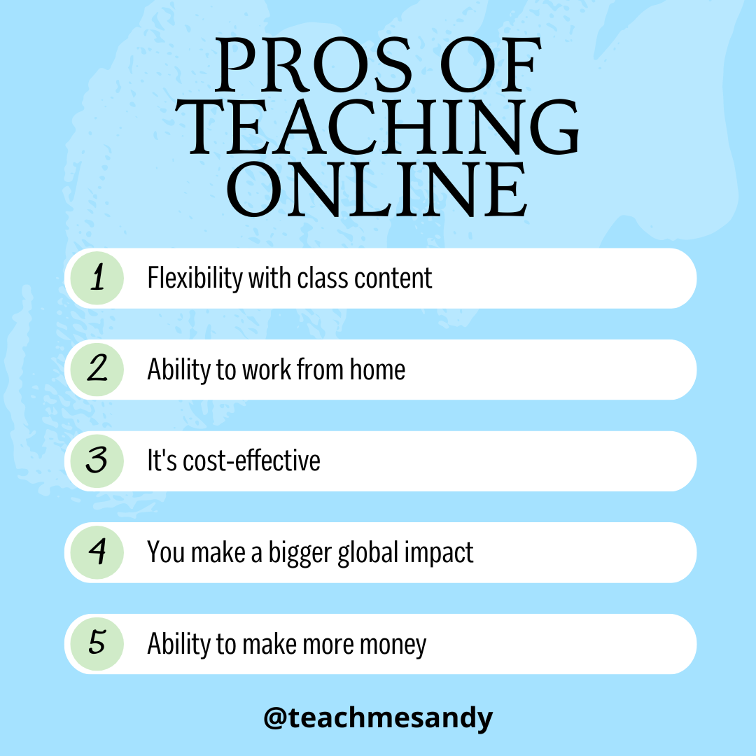 Pros And Cons Of Teaching Online as an Independent Contractor - Teach ...